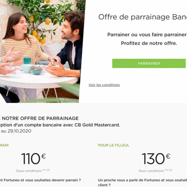 Parrainage Fortuneo : fonctionnement, primes (jusqu'à 235€) & avis - Focus Banques